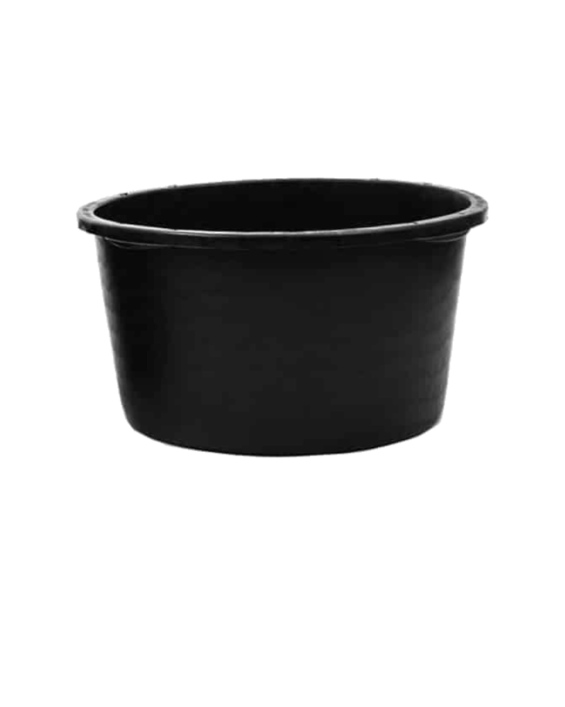 Black plastic tub store